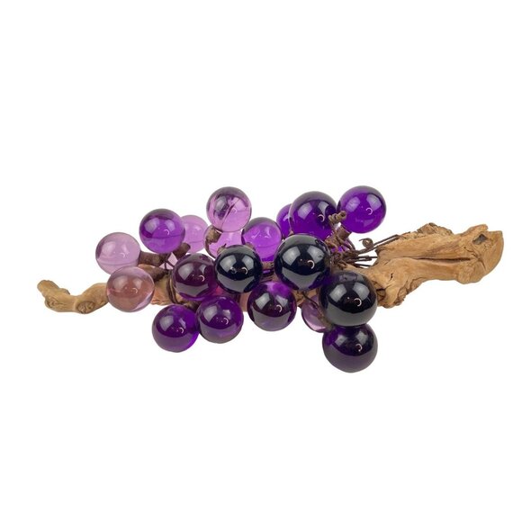 Source Unknown | Accents | Vintage 96 Mcm Large Driftwood Purple Lucite ...